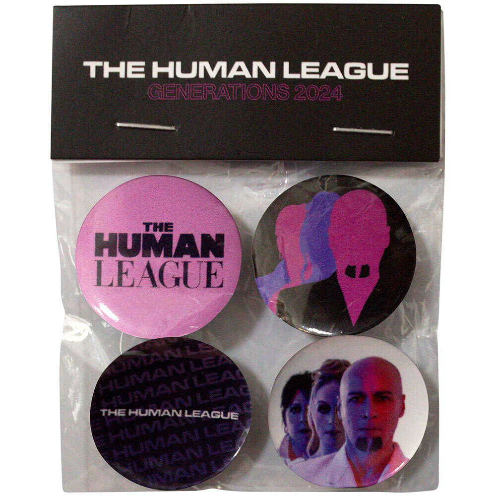 The Human League Pin Badge Set: Generations Tour '24 (Ex-Tour) by The ...