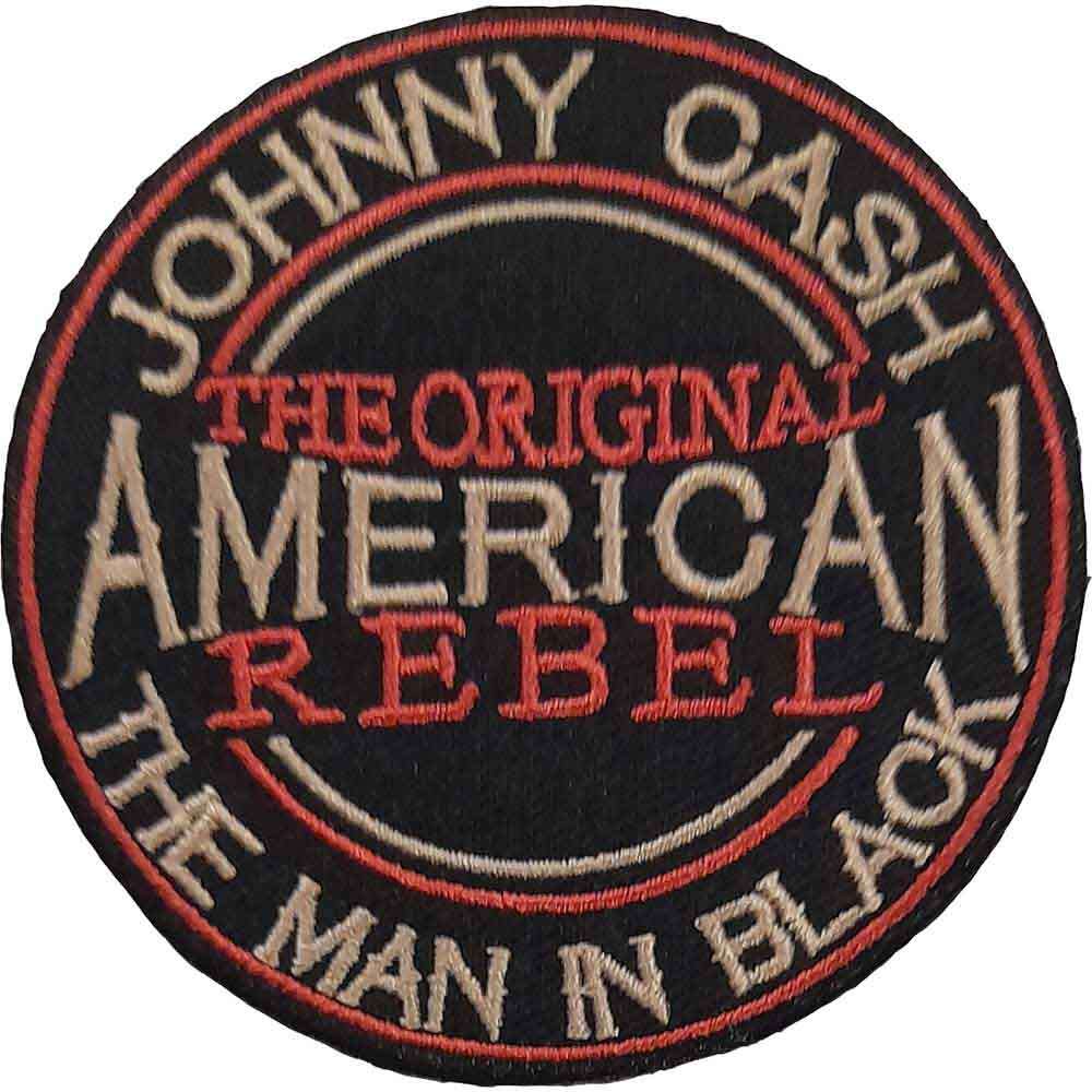 Johnny Cash Standard Patch: American Rebel by Johnny Cash (JCPAT01)