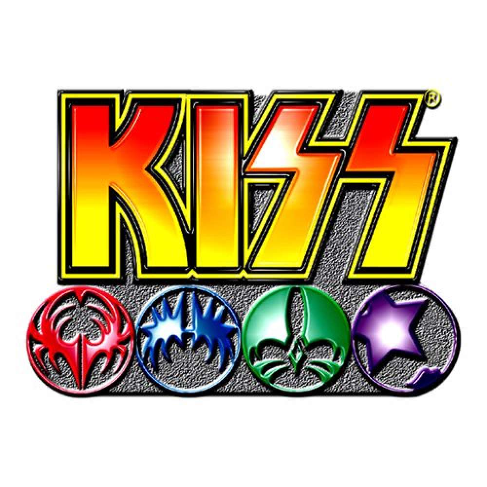 KISS Pin Badge: Logo & Icons by KISS (KISSPIN06)