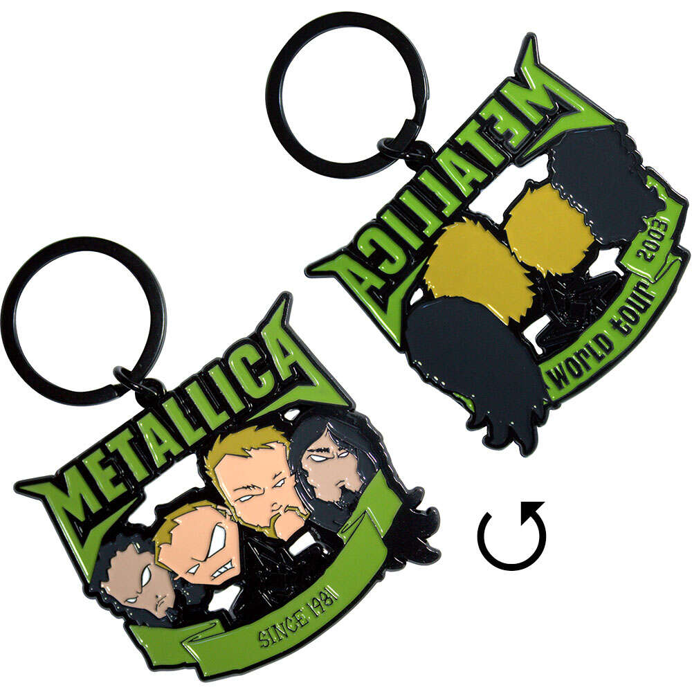 Metallica Keychain: Since 1981 Heads (Double Sided) by Metallica (METKEY17)