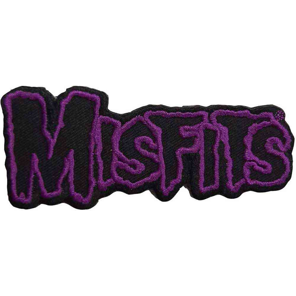 Misfits Standard Patch: Purple Border Logo by Misfits (MISPAT06)