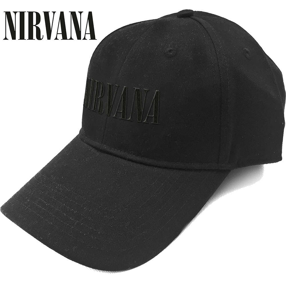 Nirvana Unisex Baseball Cap: Text Logo by Nirvana (NIRVCAP02B)