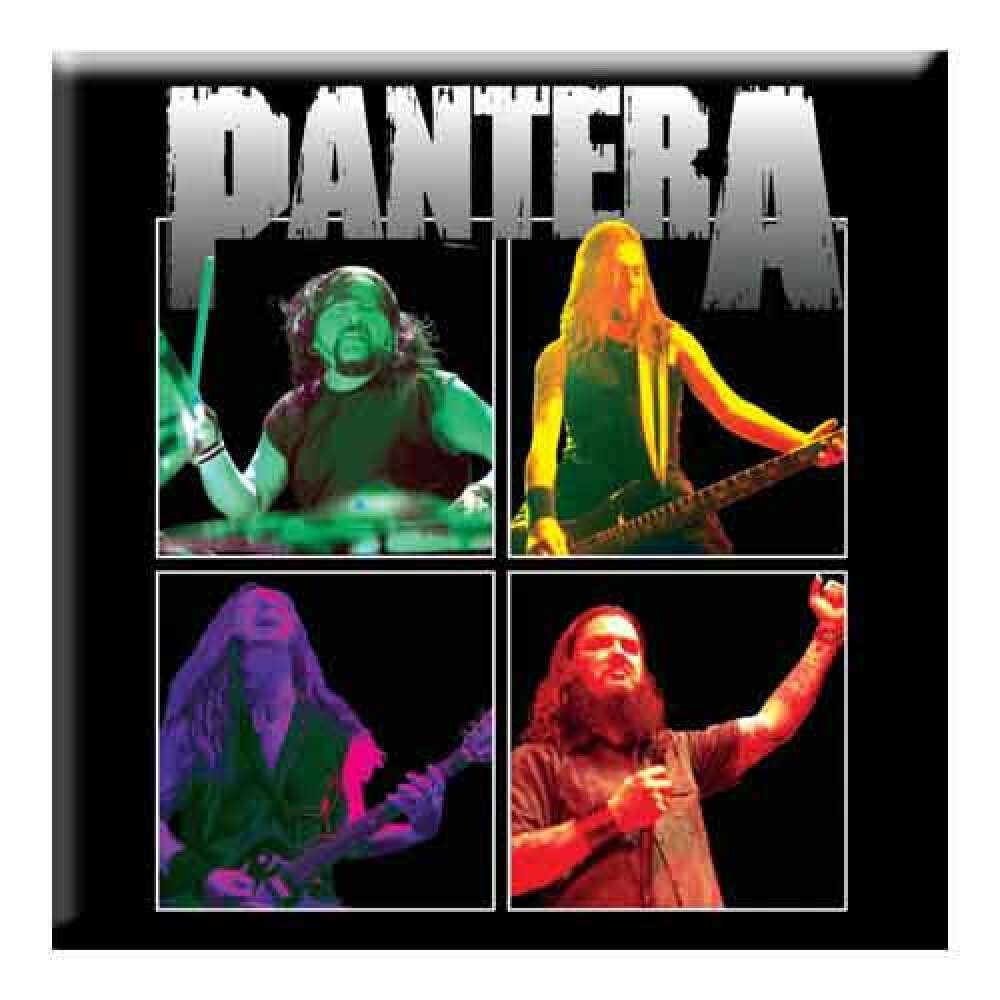 Pantera Fridge Magnet: Band Photo by Pantera (PANTMAG03)