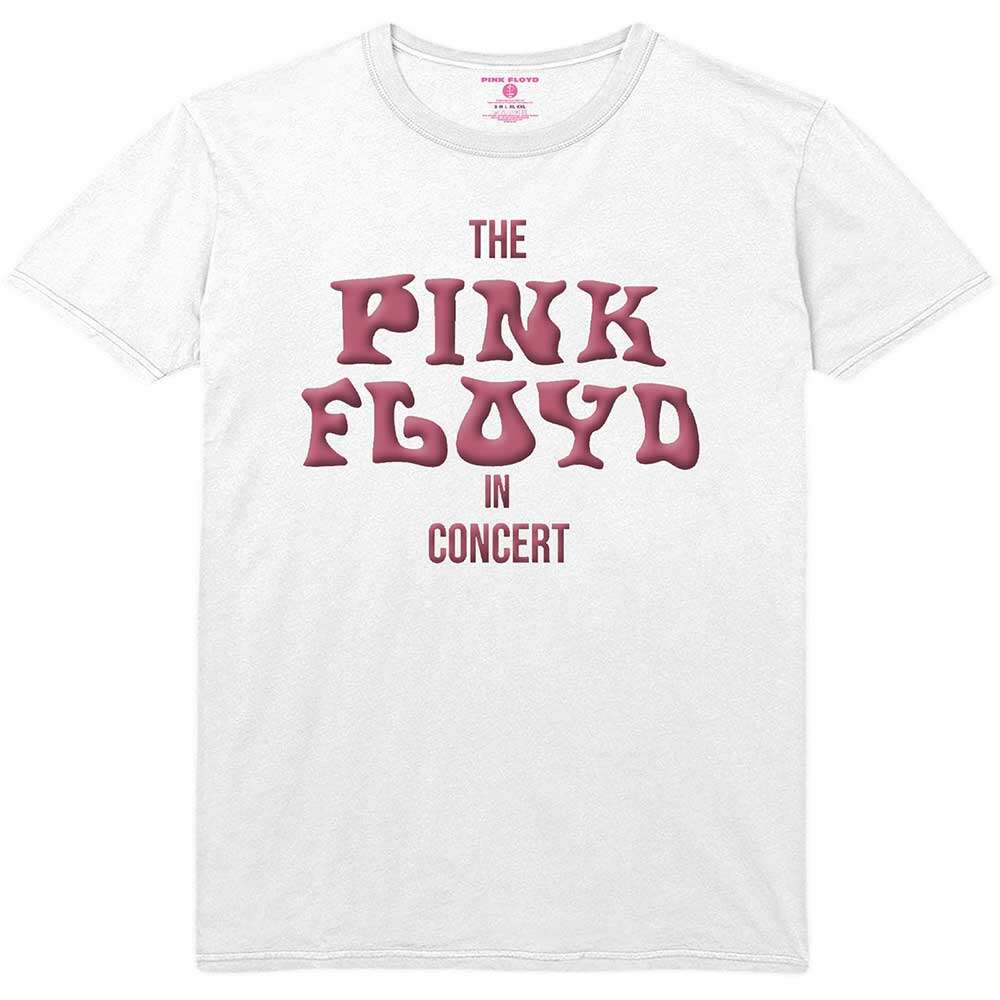 Pink Floyd Unisex T-Shirt: In Concert (Puff Print) by Pink Floyd