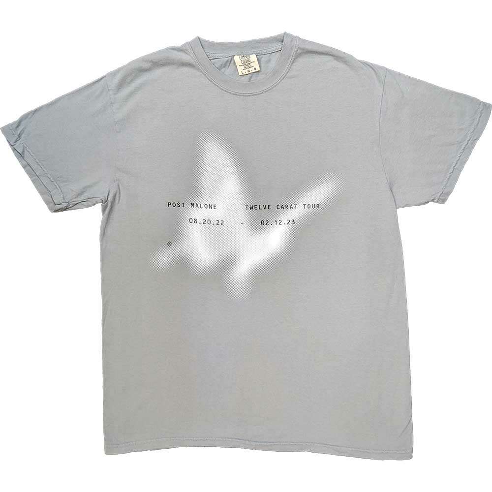Post Malone Unisex T-Shirt: Butterfly (Ex-Tour) by Post Malone