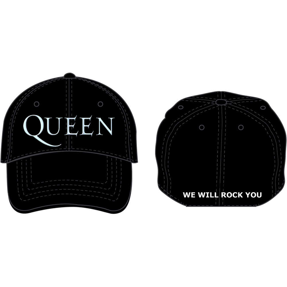 Queen Unisex Baseball Cap: Logo (Sonic Silver) by Queen (QUEENCAP01)