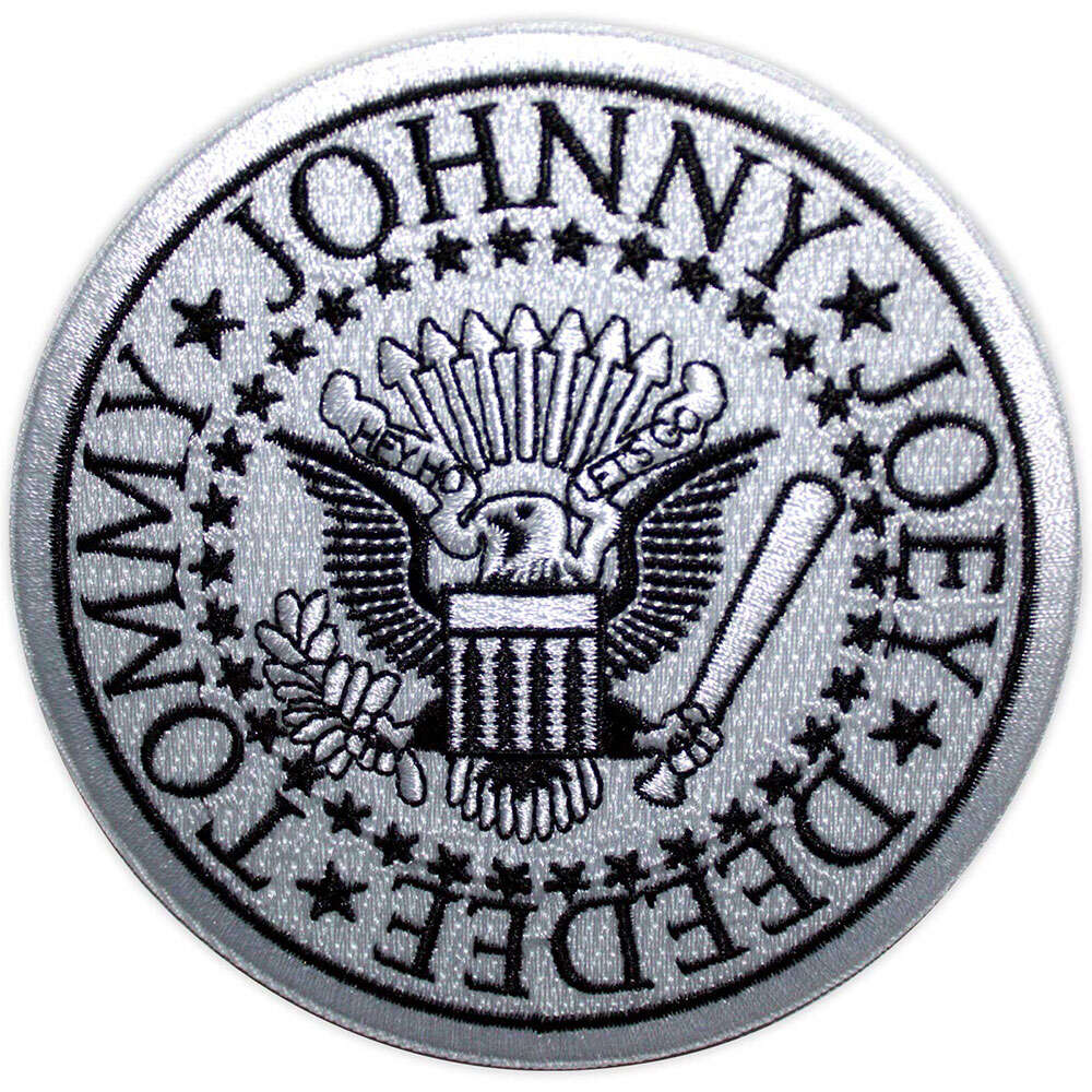 Ramones Standard Patch: Presidential Seal White (White) by Ramones ...