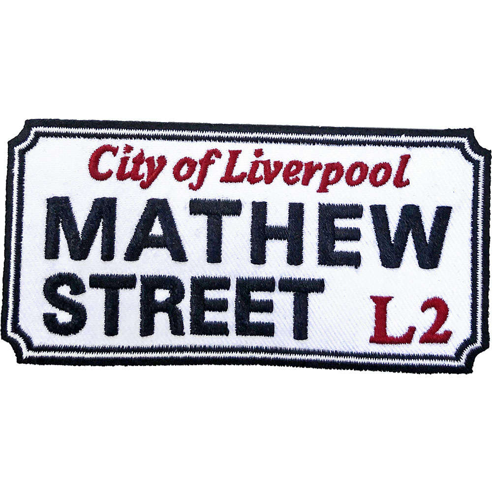 Road Sign Standard Patch: Mathew Street, Liverpool Sign by Road Sign ...