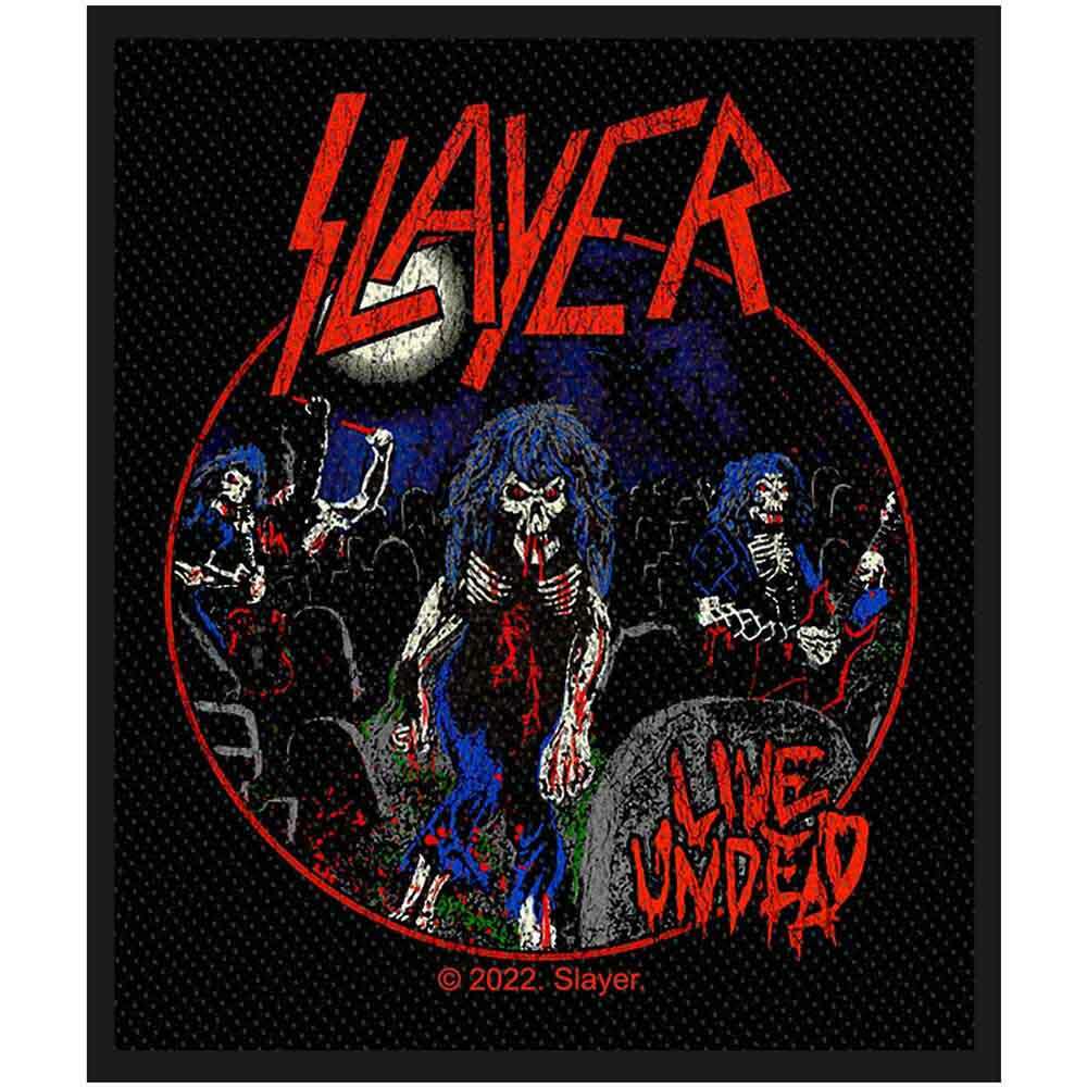 Slayer Standard Woven Patch: Live Undead by Slayer (SP3247)