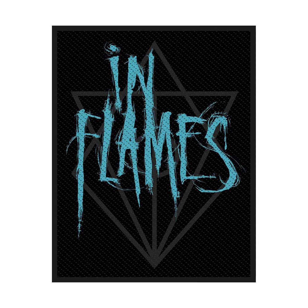 In Flames Standard Patch: Scratched Logo (Retail Pack) by In Flames ...