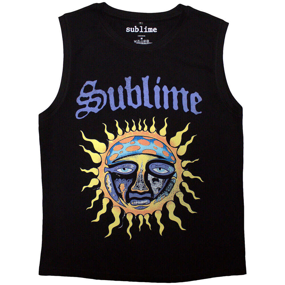 Sublime Unisex Tank T-Shirt: Sun Logo (Black) by Sublime