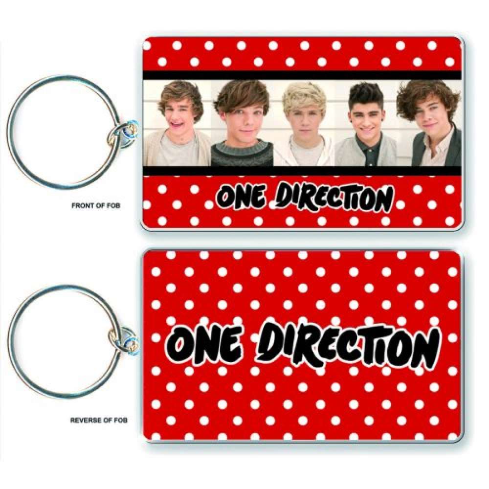 One Direction Phase 3 Keychain by Keyrings (1DKEY03-1D)